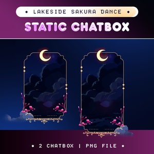 Lakeside Sakura Dance Animated Stream Pack for Twitch, Kick, Youtube ...