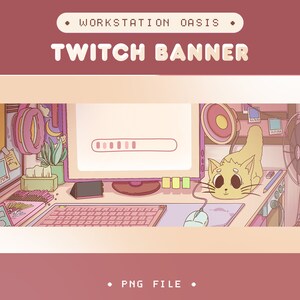 Lofi Cozy Animated Stream Pack for Twitch, Kick, Youtube/workstation ...