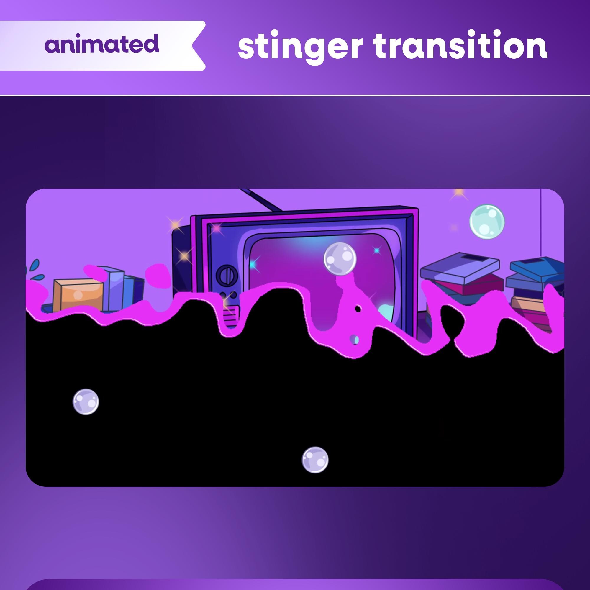 Animated Retro Arcade Stream Overlay: Game Loom for Tiktok, Twitch ...