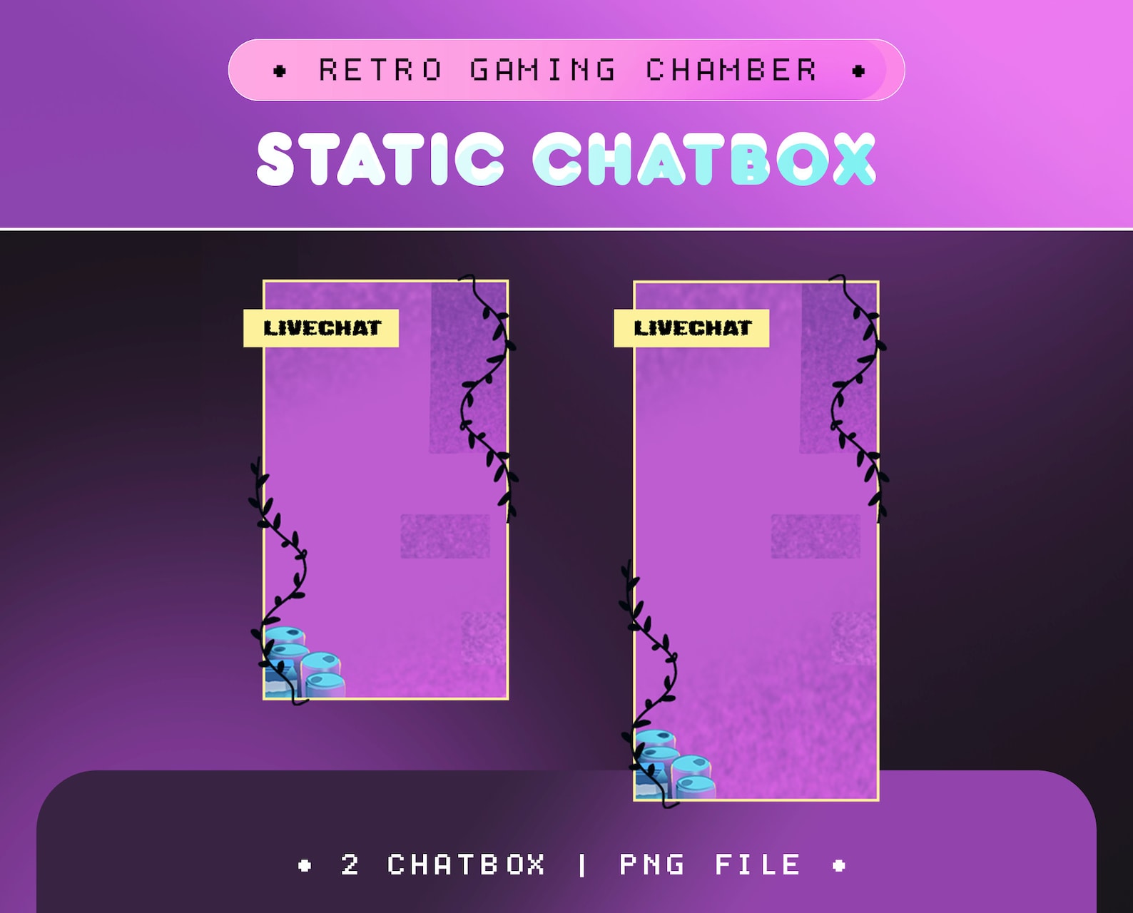 Retro Gaming Chamber Animated Stream Pack for Twitch, Kick, Youtube ...