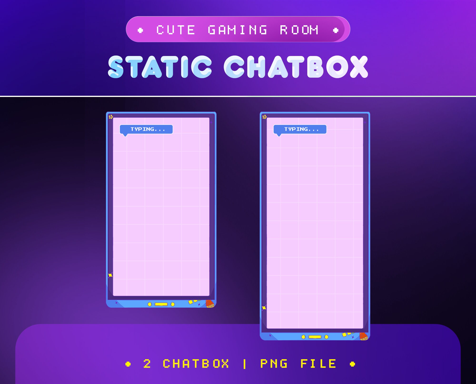 Retro Lofi Room Animated Stream Pack for Twitch, Kick, Youtube/computer ...