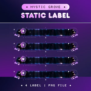 Mystic Groove Animated Stream Pack for Twitch, Kick, Youtube/sakura ...