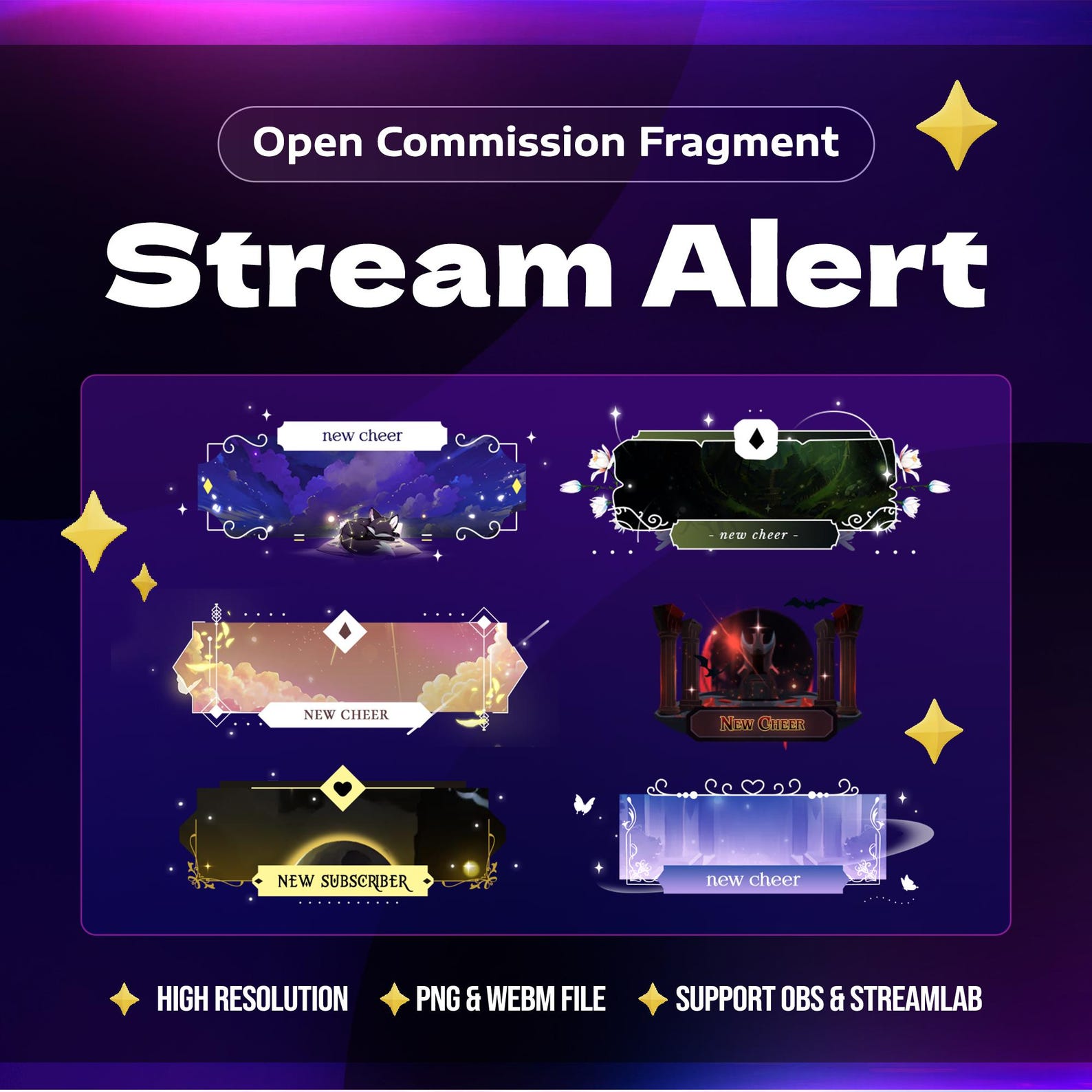 Custom 11 Alert for Twitch | Animated Cute Alert | Kawai Alert ...