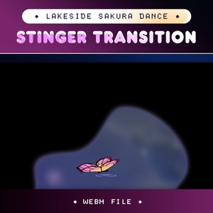 Lakeside Sakura Dance Animated Stream Pack for Twitch, Kick, Youtube ...