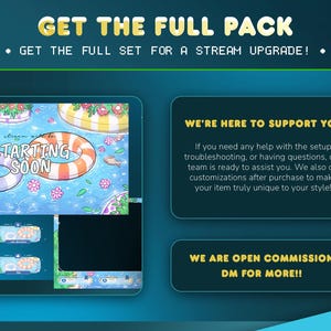 Spring Water Animated Stream Screen for Twitch/vertical Tiktok Stream ...