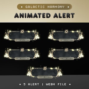 Celestial Animated Stream Pack for Twitch, Kick, Youtube/aesthetic ...