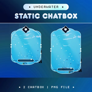 Underwater Animated Overlay Package for Twitch, Kick, Youtube/vtuber ...