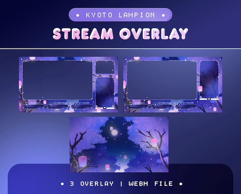 Dark Lampion Gaming Stream Package for Twitch, Kick and Youtube ...