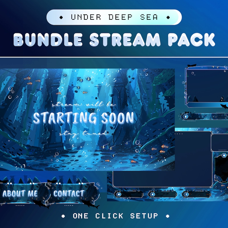 Blue Sea Stream - Etsy