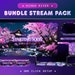Animated Hill Flower Stream Pack for Twitch, Kick, Youtube/aesthetic ...