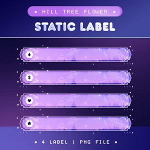 Animated Hill Flower Stream Pack for Twitch, Kick, Youtube/aesthetic ...