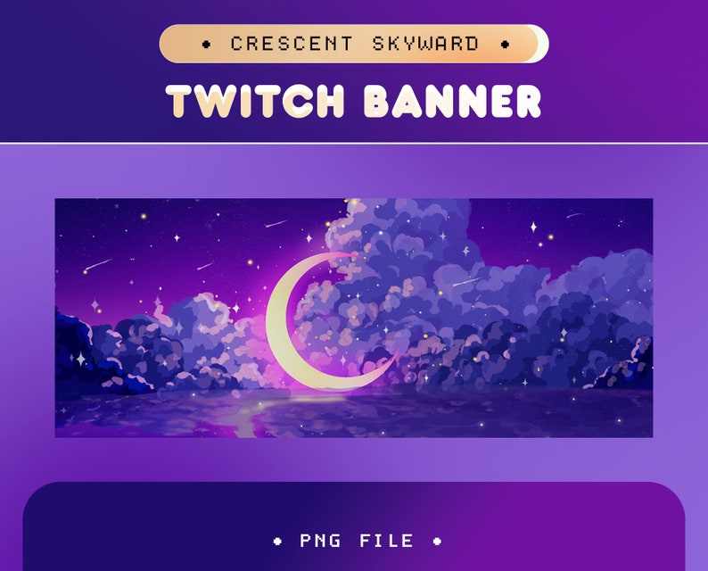 Crescent Skyward Animated Stream Pack for Twitch, Kick, Youtube ...