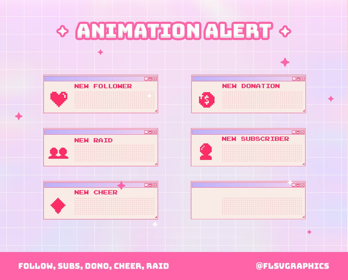 Animated Canva Twitch Overlay Template MS Paint Overlay - Etsy UK