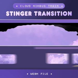 Cloud Nimbus Animated Stream Pack for Twitch, Kick, Youtube/aesthetic ...