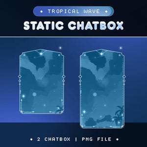 Tropical Waves Animated Overlay Package for Twitch, Kick, Youtube ...