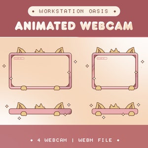 Lofi Cozy Animated Stream Pack for Twitch, Kick, Youtube/workstation ...