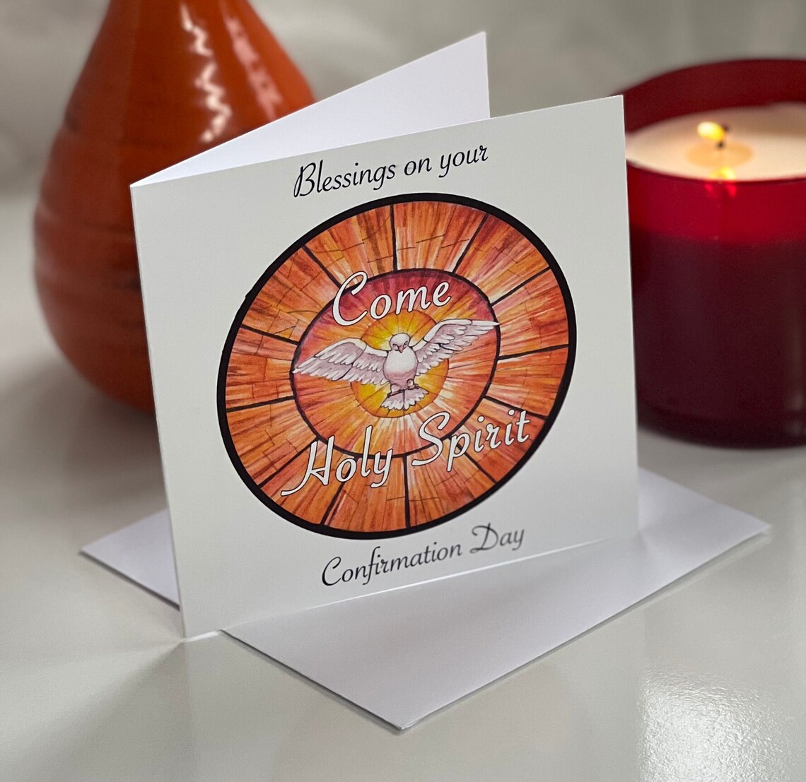Confirmation Card Sacrament Card, Confirmation Notecard ...