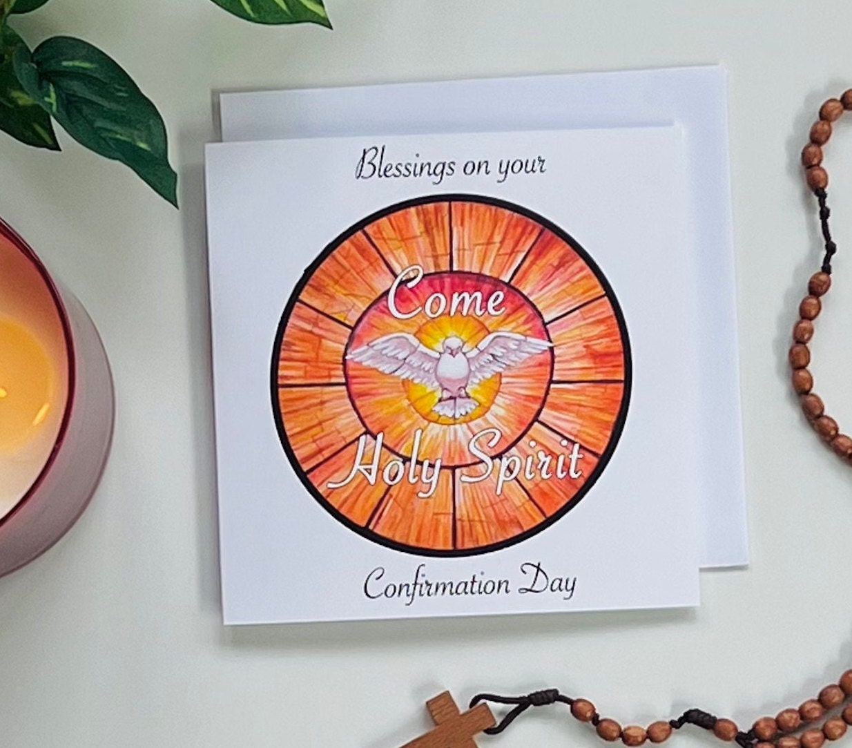 Confirmation Card | Sacrament Card, Confirmation Notecard ...