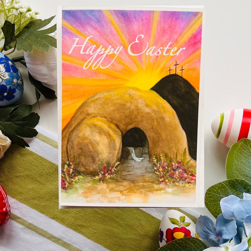 Religious Easter Cards - Etsy