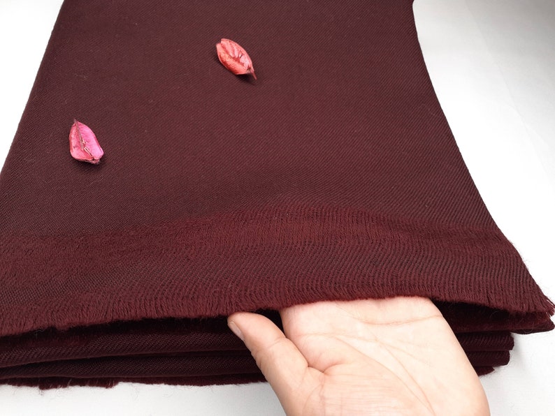 Extra-large Handwoven Burgundy Red Buddhist Monk Pure Himalayan Sheep ...