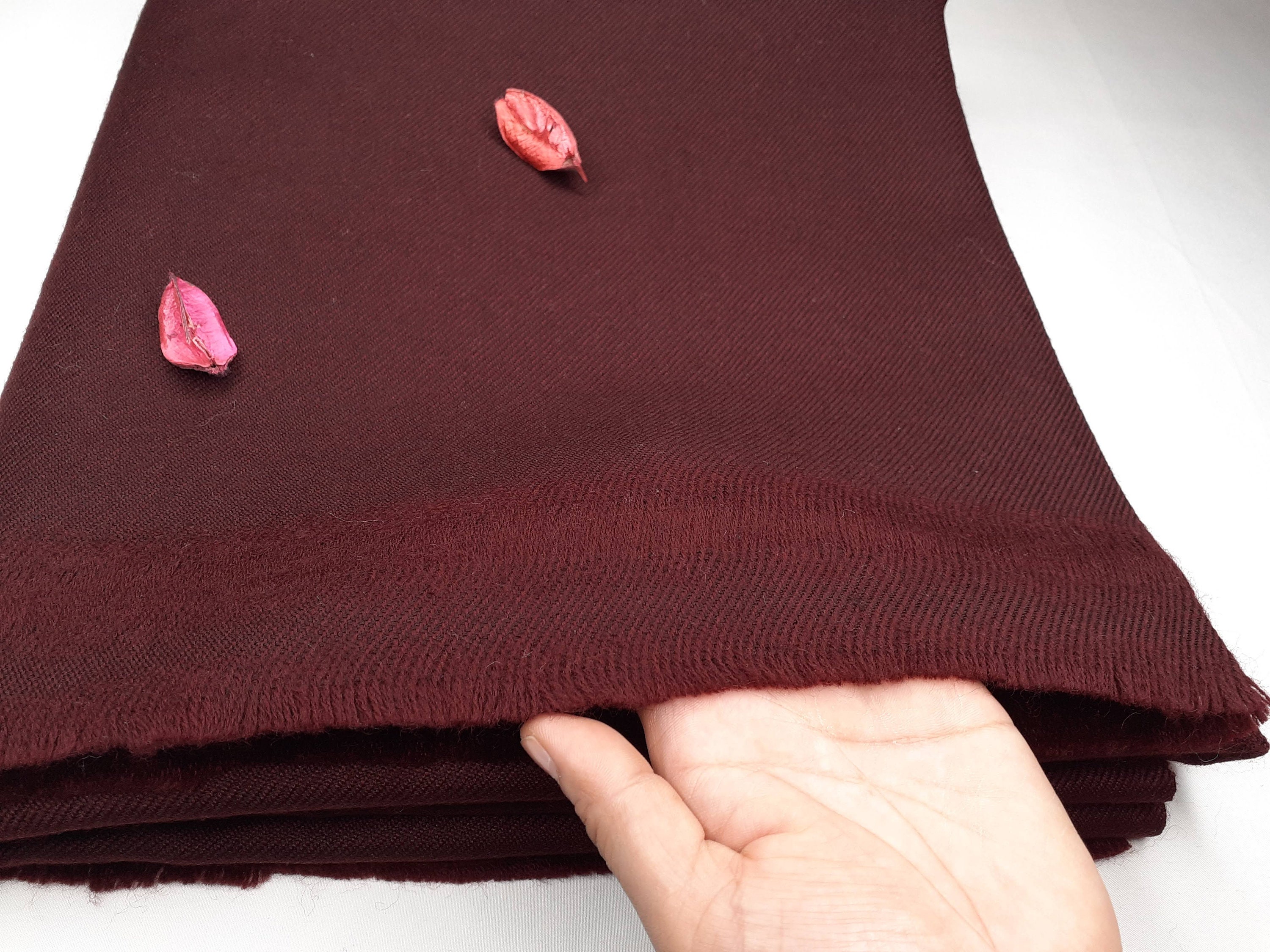 Extra-large Handwoven Burgundy Red Buddhist Monk Pure Himalayan Sheep ...