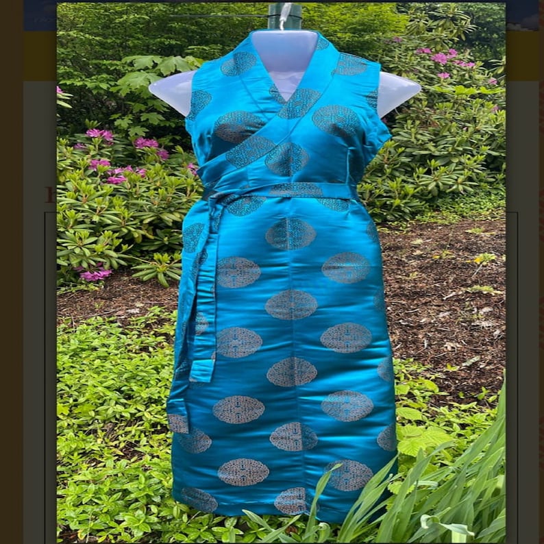 Tibetan Traditional Dress,tibetan Chuba With Attached Blouse,tibetan ...