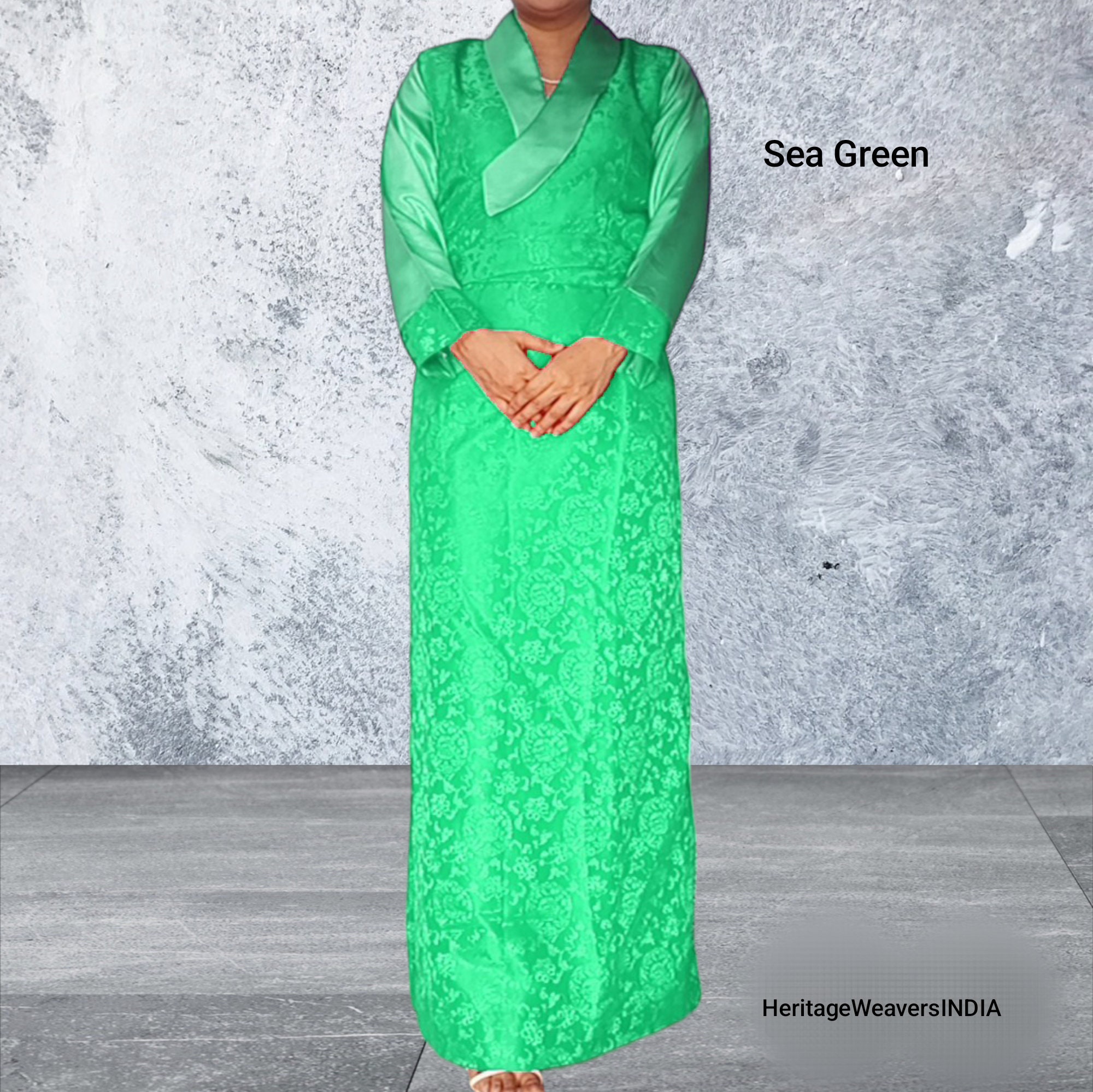 Tibetan Traditional Dress,tibetan Chuba With Attached Blouse,tibetan ...