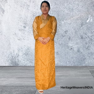 Purple Color Tibetan Traditional Dress,tibetan Chuba With Attached ...