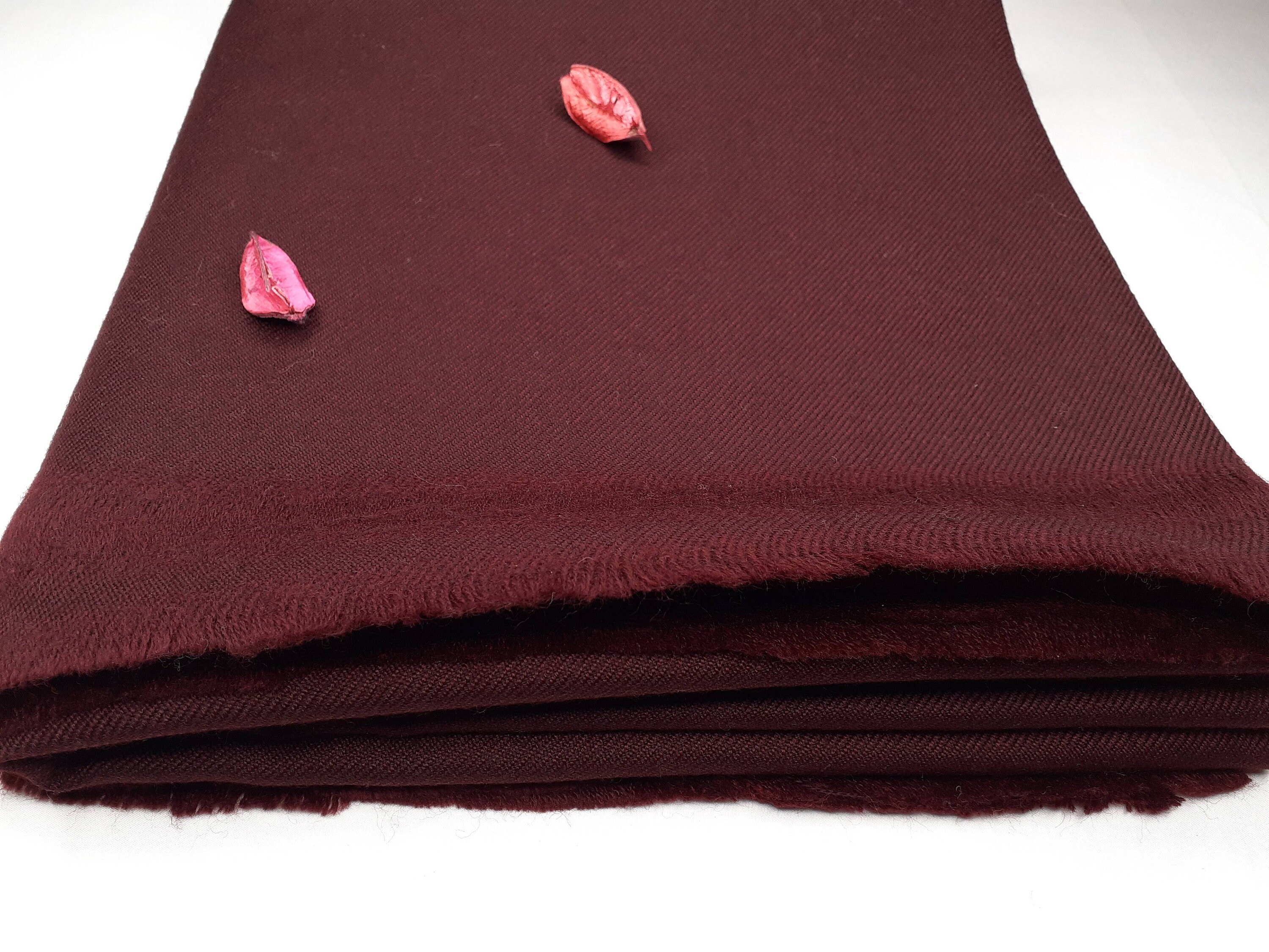 Extra-large Handwoven Burgundy Red Buddhist Monk Pure Himalayan Sheep ...