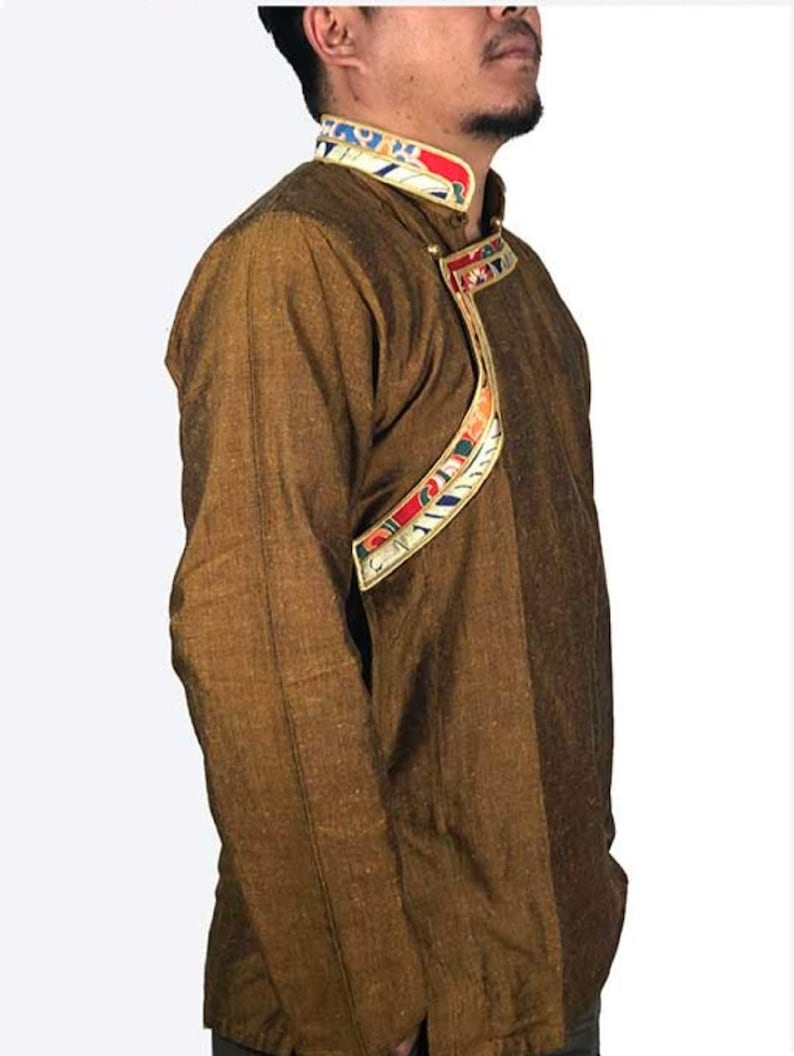 Tibetan Traditional Shirt,tibetan Chuba,tibetan Unisex Shirt,buddhist ...