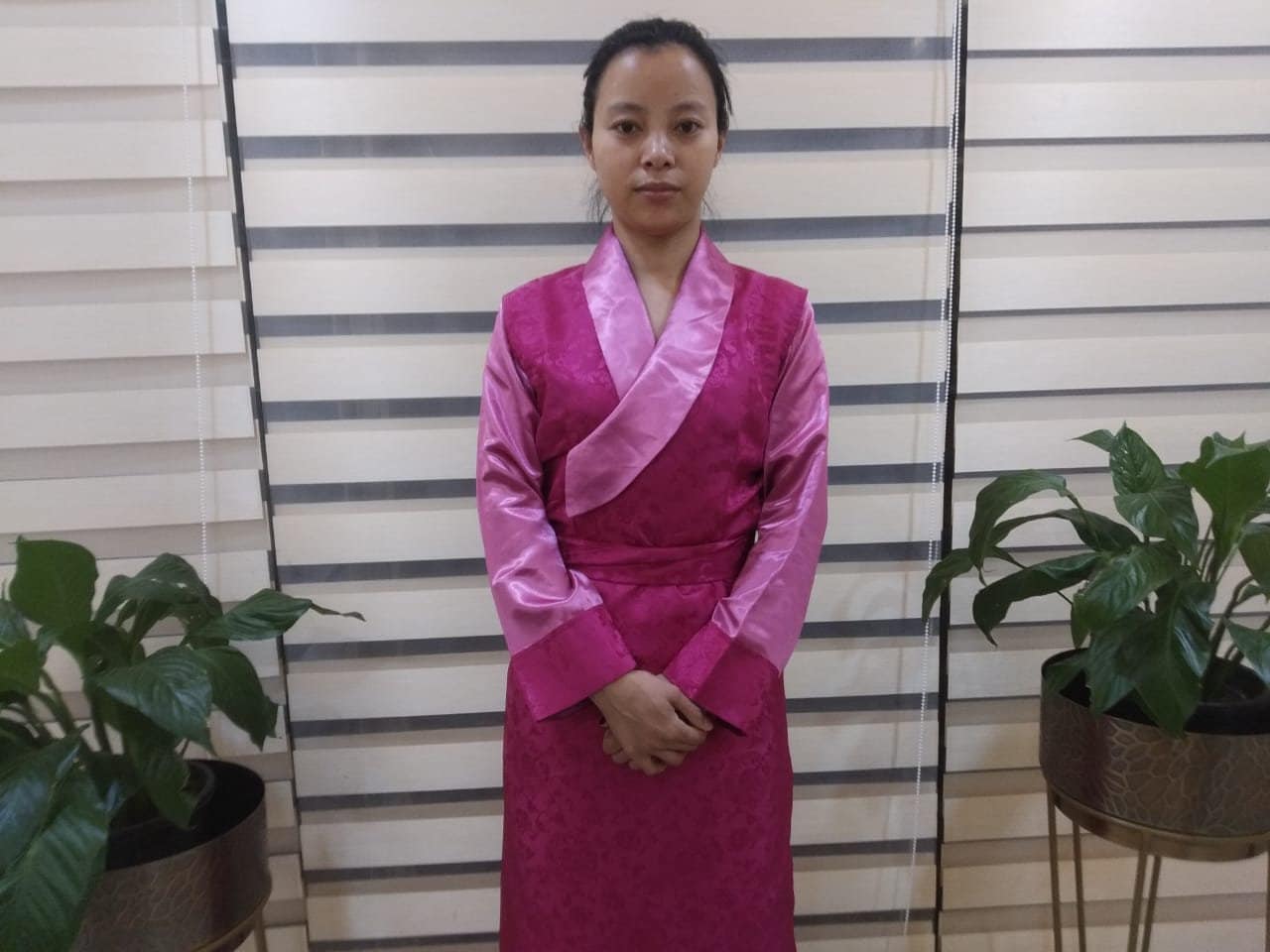 Tibetan Traditional Dress,tibetan Chuba With Attached Blouse,tibetan ...