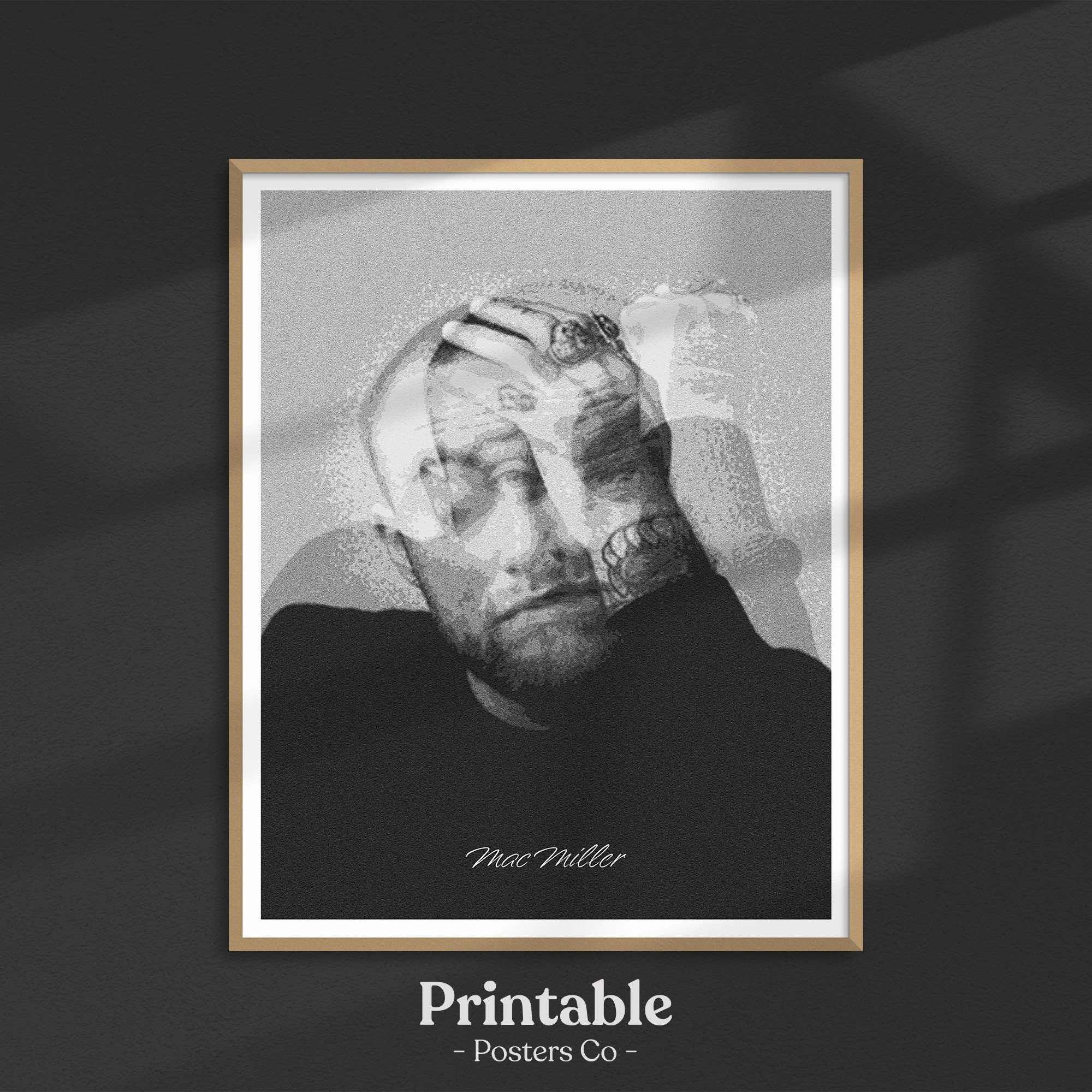 Mac Miller Poster Print, Circles Album Art Poster