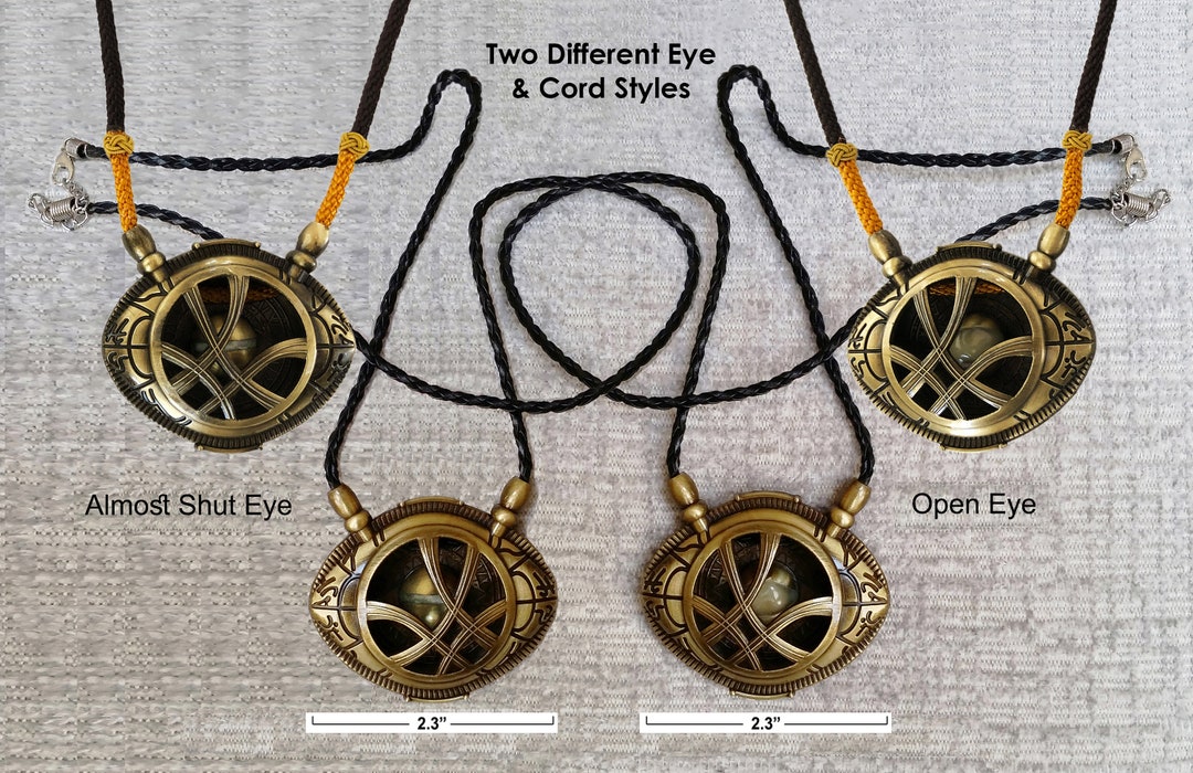 Dr Strange Eye of Agamotto Glow-in-the-dark Necklace Pendant - Free ...