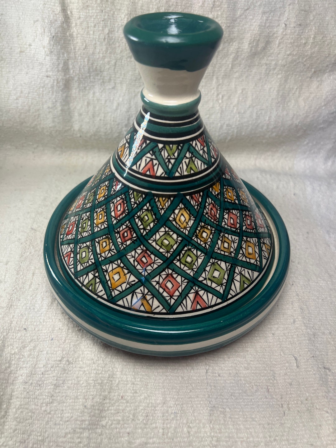 Moroccan Handmade Ceramic Tagine Serving Table - Etsy