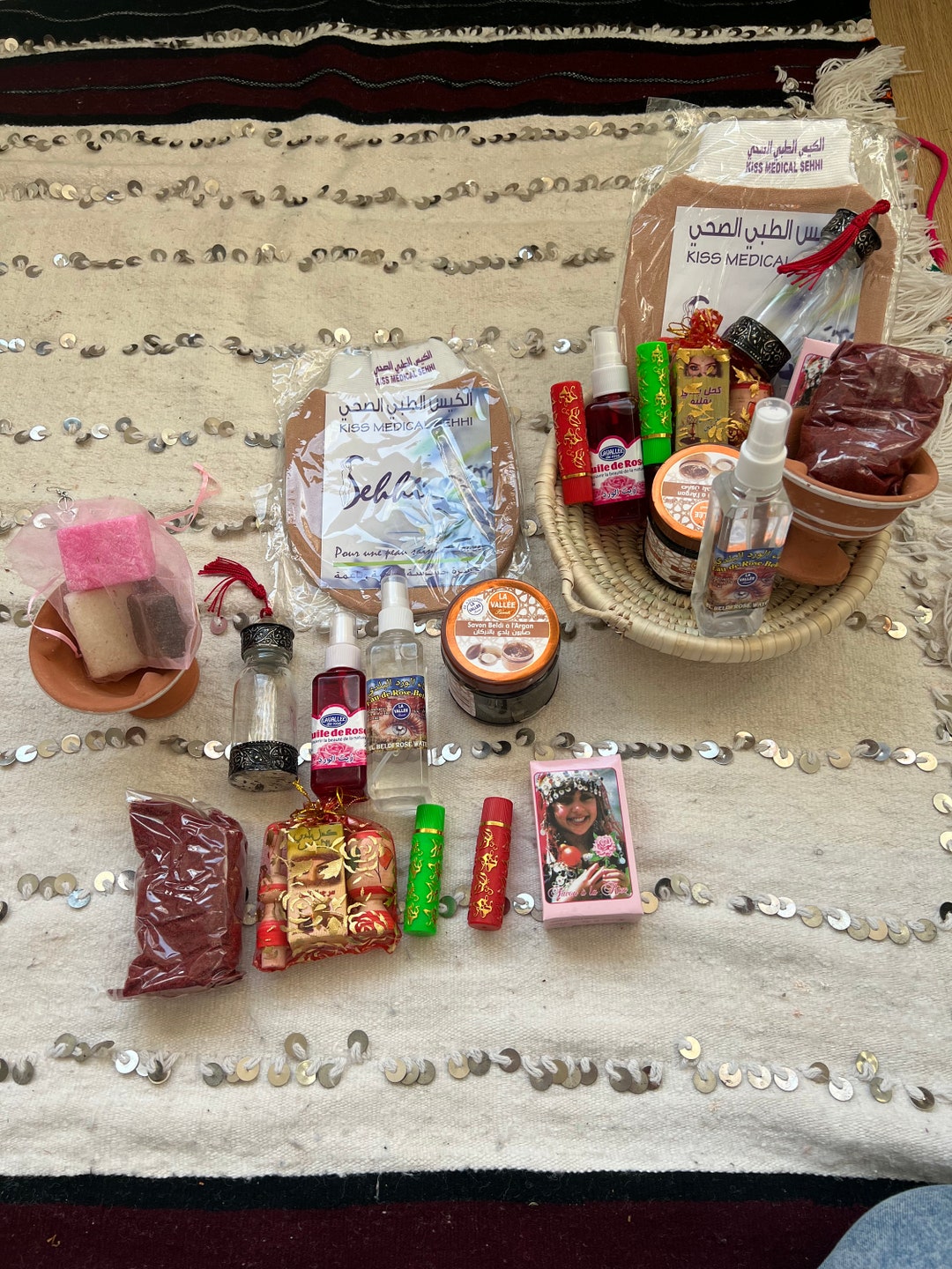 Moroccan Handmade Fragrance Basket/hamam Beauty Basket - Etsy