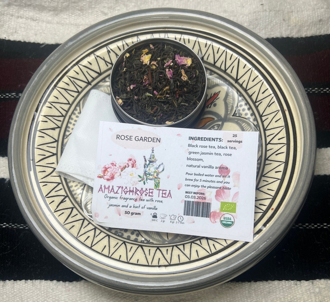 Amazighrose Organic Rose & Jasmine Blend With a Hint of Vanilla - 50 ...
