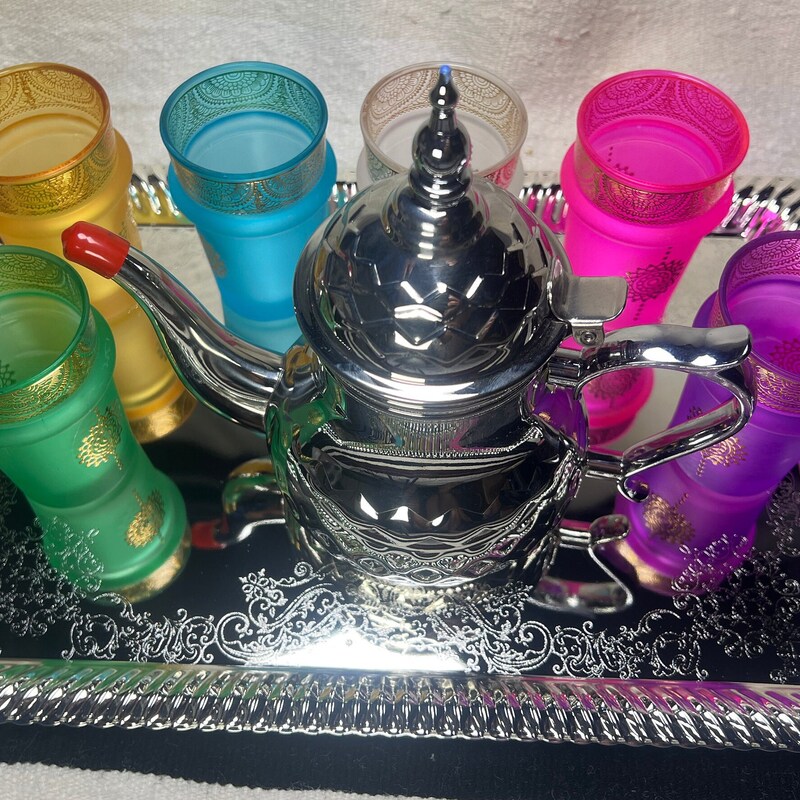 Tea Set Moroccan - Etsy