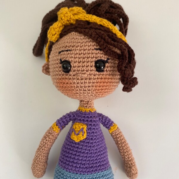 Black Crochet Doll - Etsy