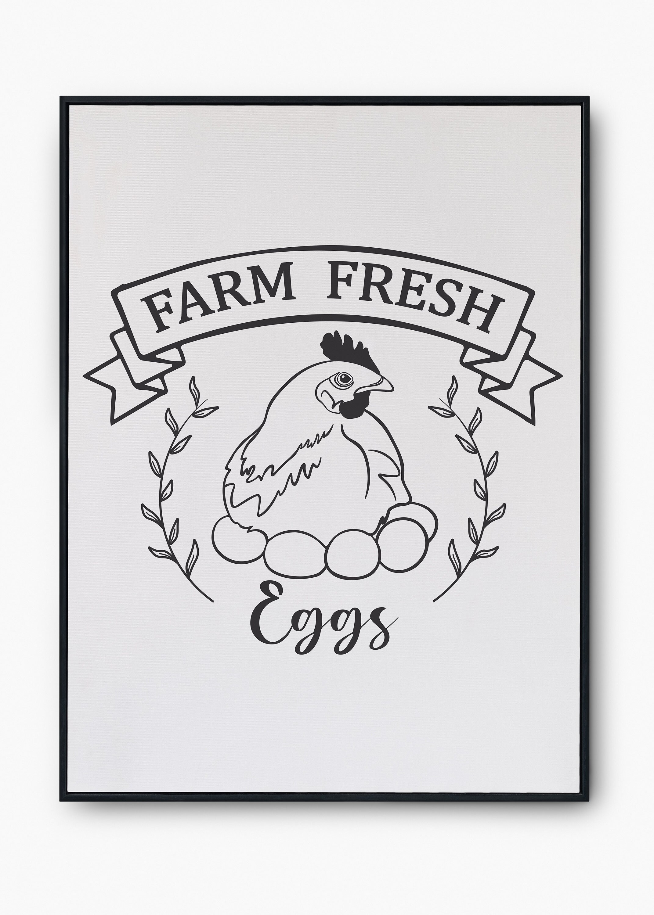 Chicken SVG Farm Fresh Eggs Svg Kitchen SVG Farmhouse - Etsy