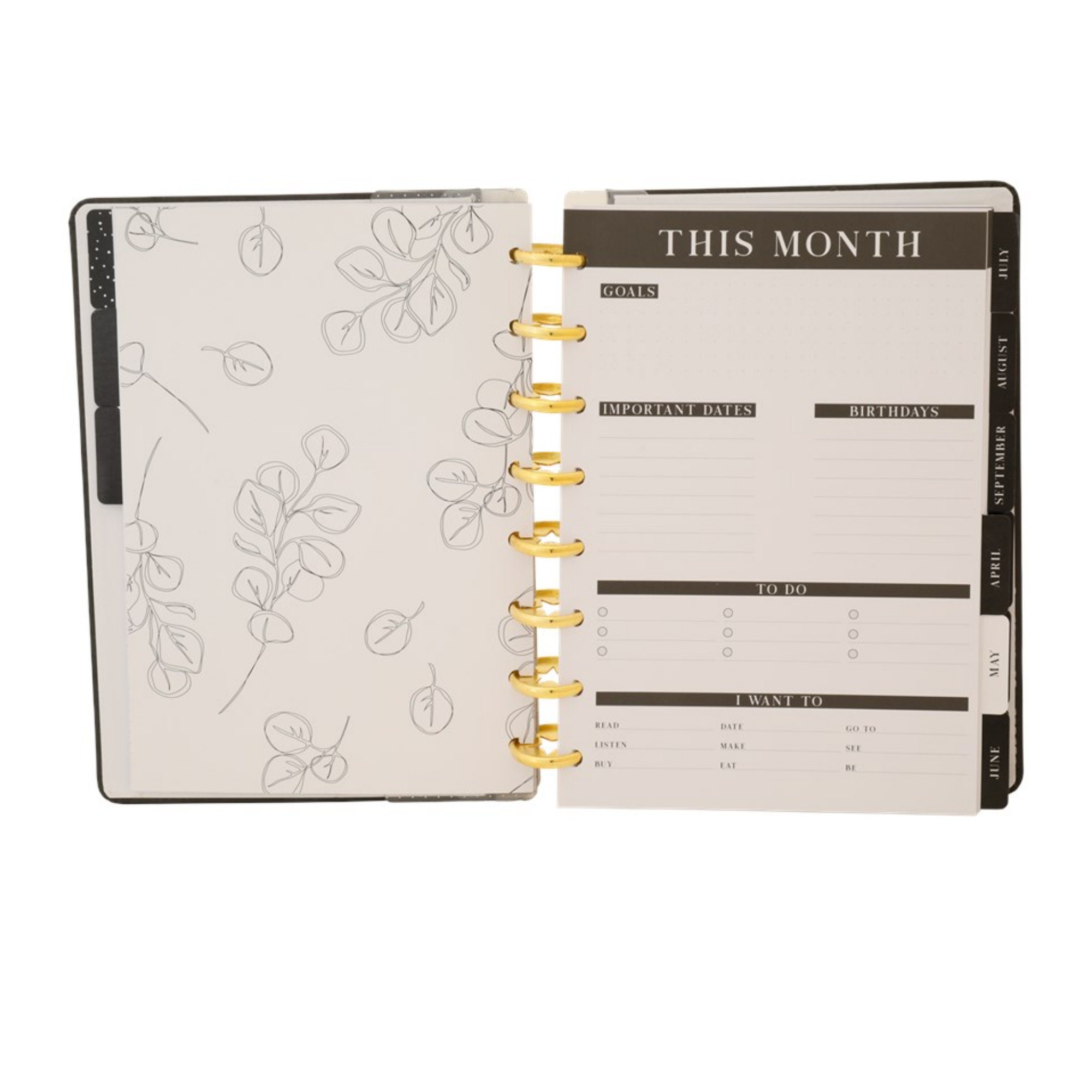 Hardcover Spiral Planner, Hardbound Planner, Detailed Planner, Planner ...