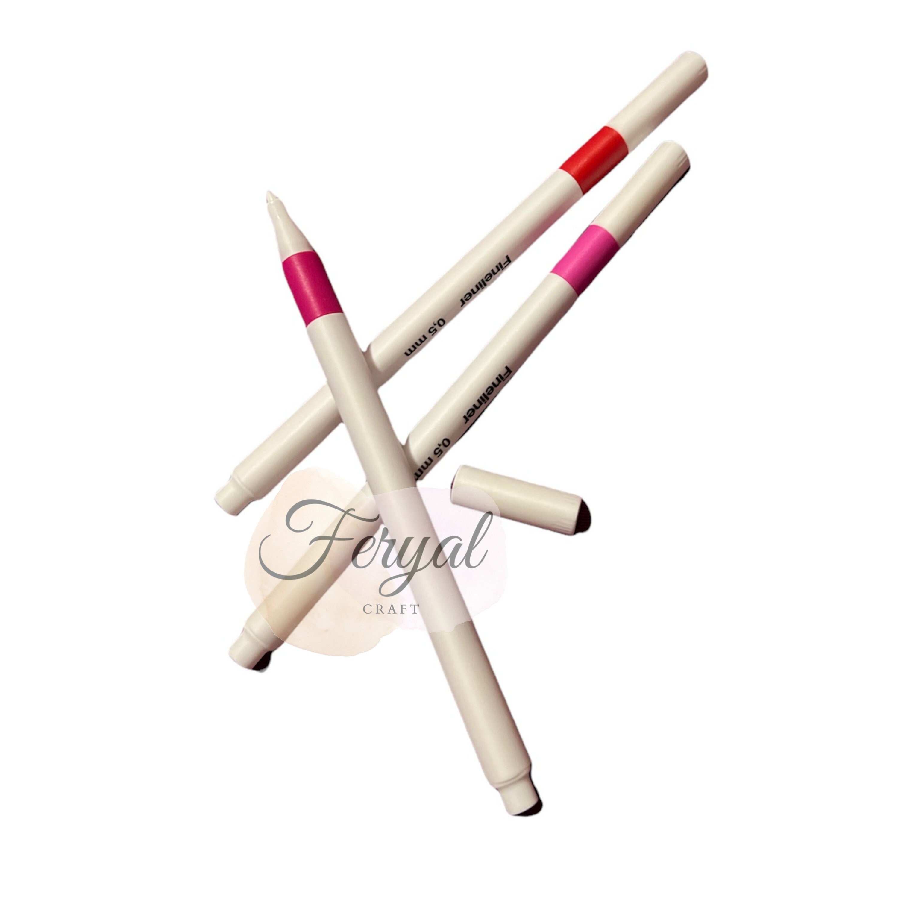 Fine Line Pens, Set of 12 Pieces, Felt Pens Set Multicolor, School ...