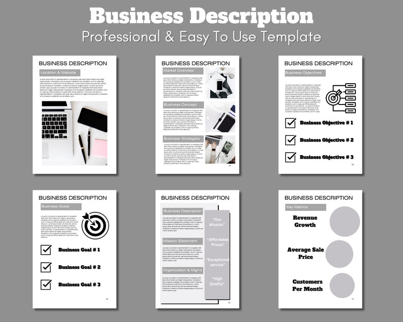 Small Business Plan Template | Small Business Planner Printable | Start ...