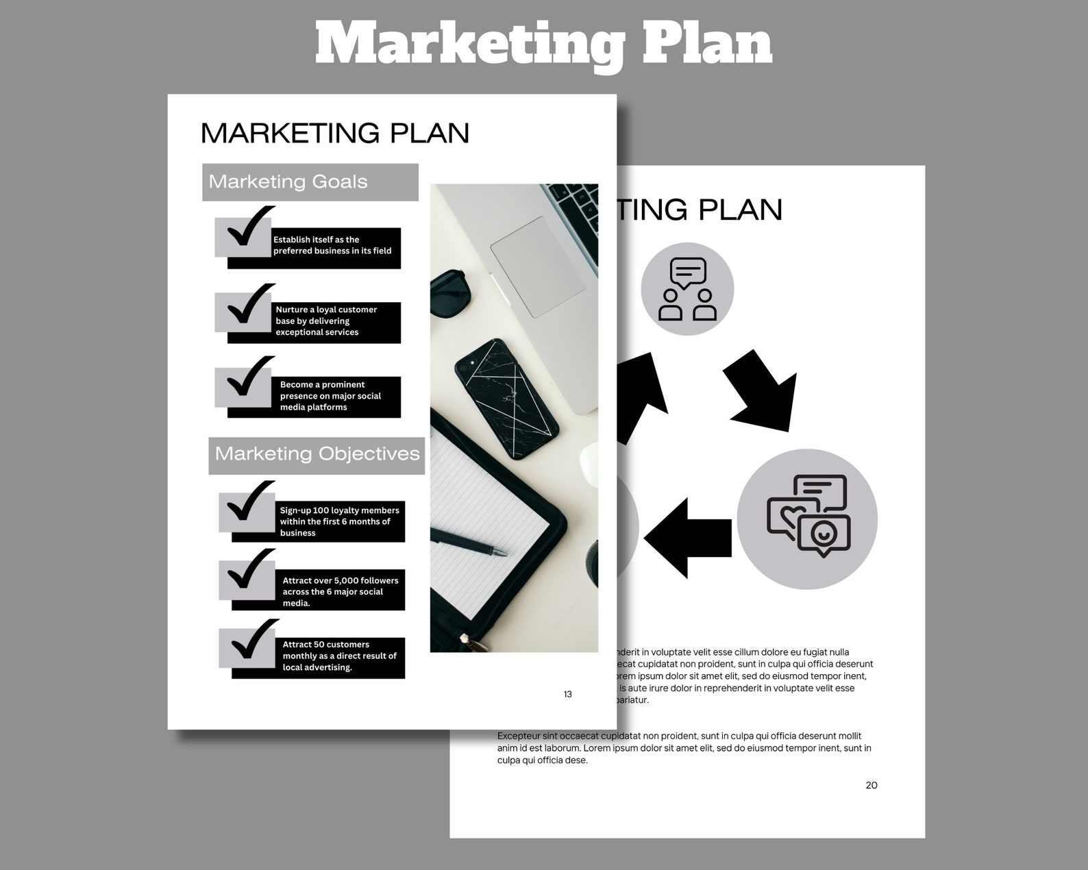 Small Business Plan Template | Small Business Planner Printable | Start ...