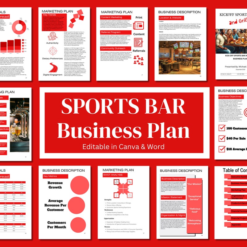 Business Plan Sports - Etsy