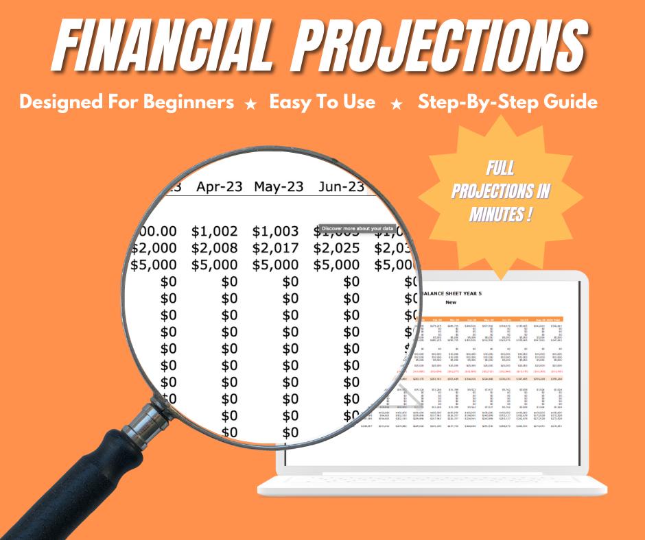 Financial Projections Spreadsheet - for Start-up or Existing Business ...