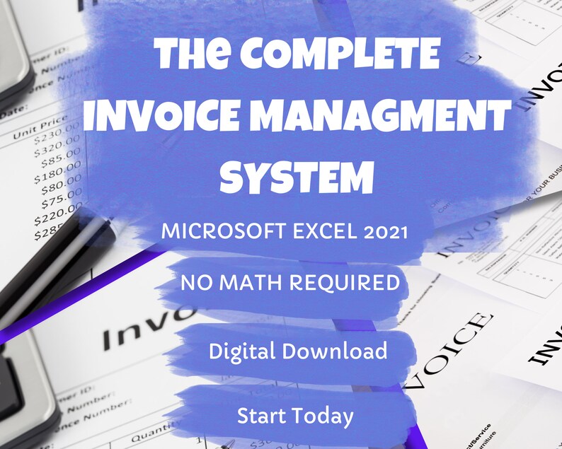 Invoice Template Invoice Management System Invoice Creator Microsoft Excel Invoice Spreadsheet ...