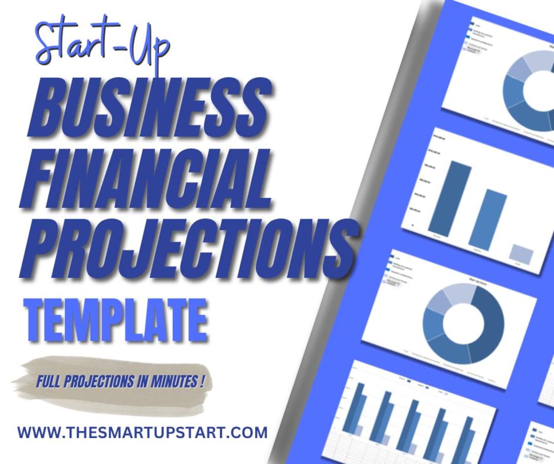 Business Plan Financial Projections Spreadsheet - Template - for ...