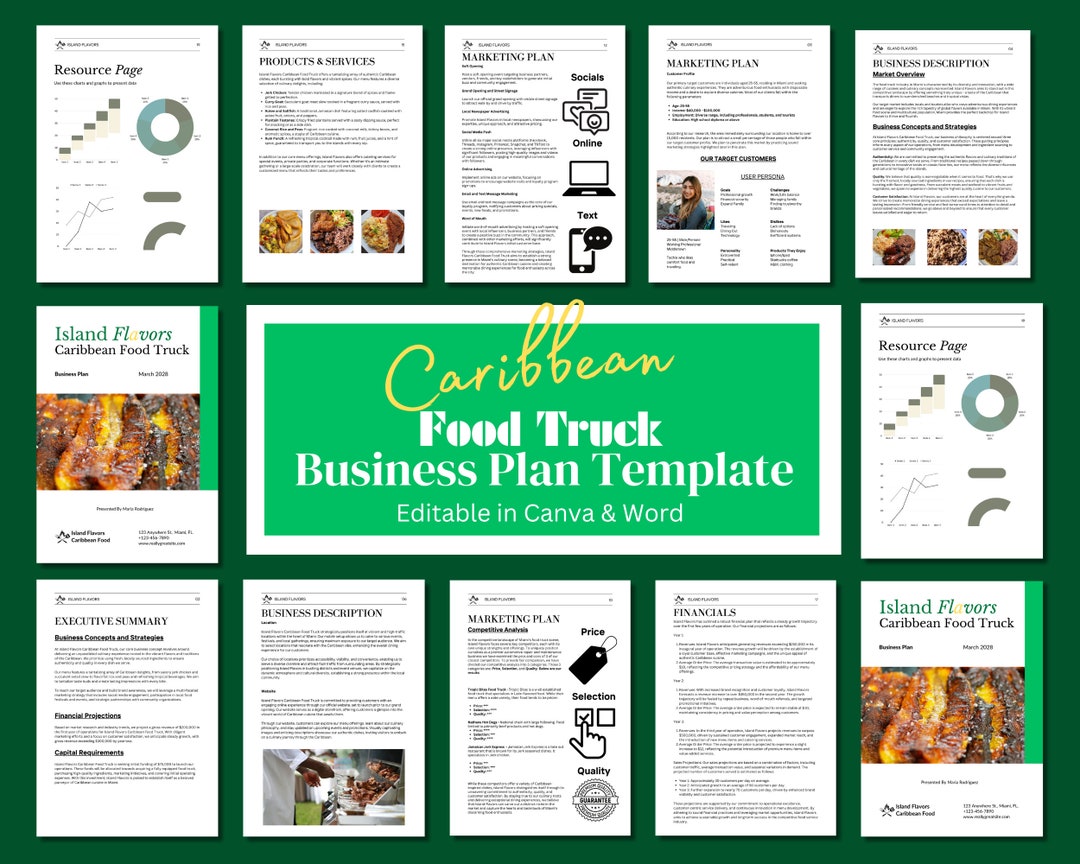 Food Truck Business Plan for Caribbean Food Truck - Business Plan ...