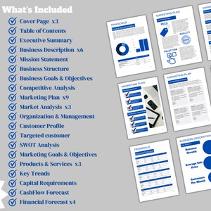 Business Plan Bundle Business Plan Template - Canva - Invoice Tracker ...