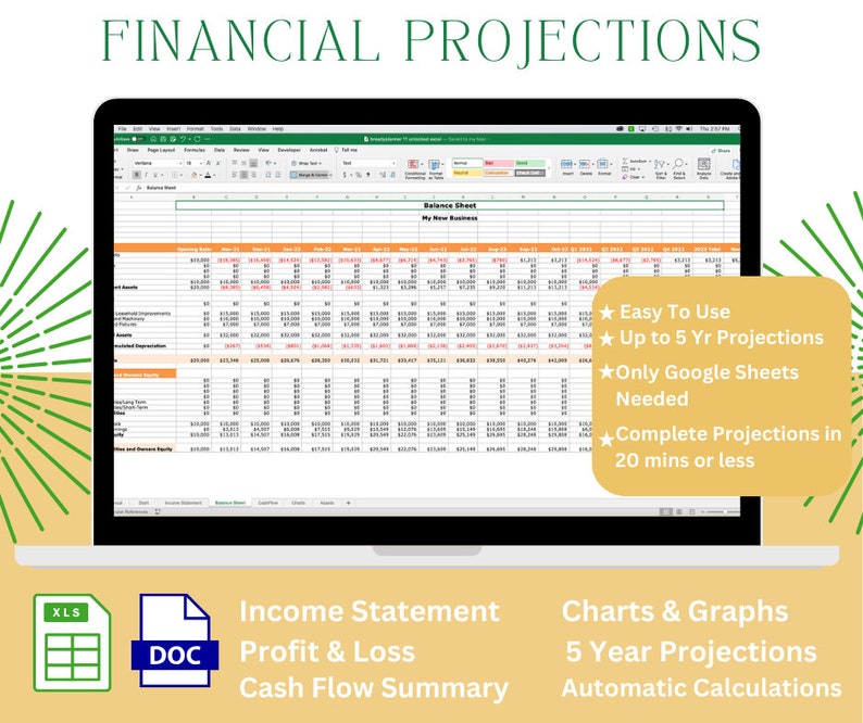 Landscaping Business Bundle Business Plan and Financial Projections ...